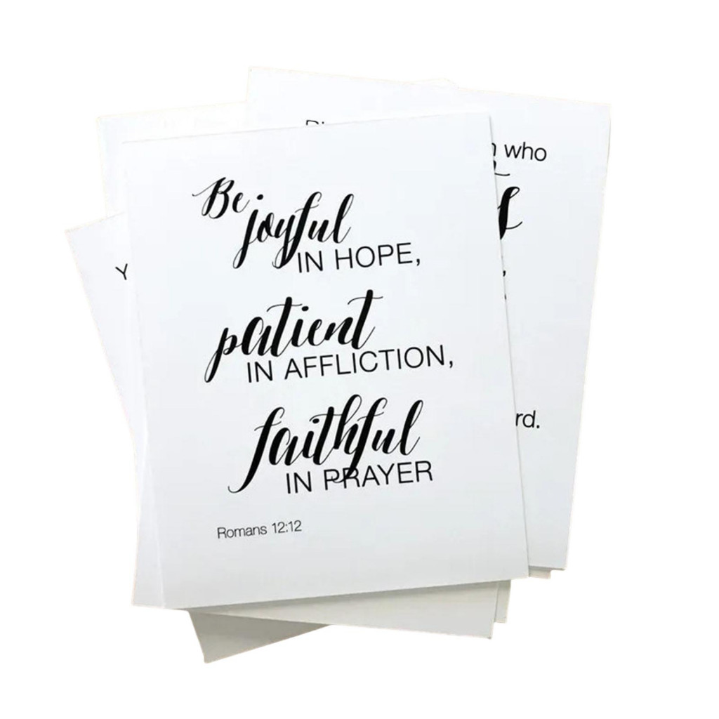 Scripture Card Set Christian Affirmation Cards 52pcs/set Bible Verse ...