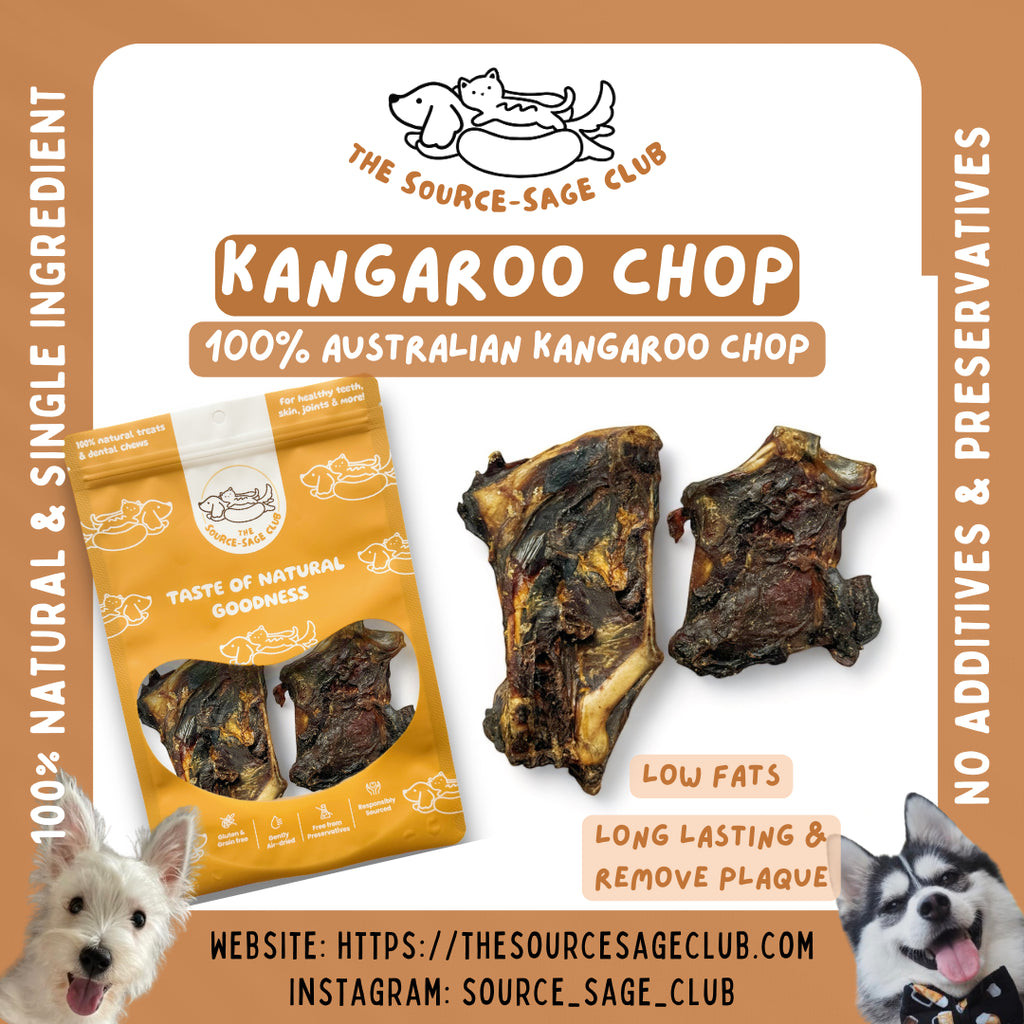 Air Dried Australian Kangaroo Chops (single ingredient dog treats, dog ...