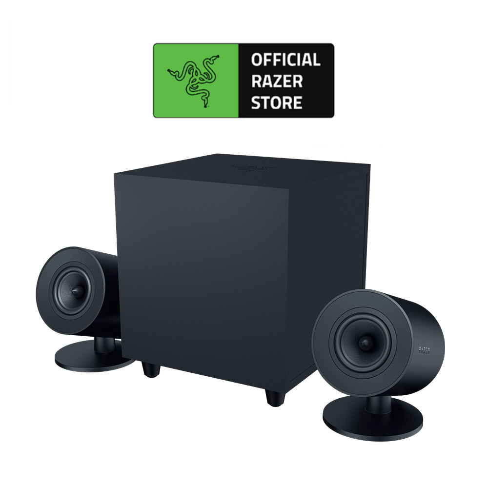 RAZER NOMMO V2 - Full-Range 2.1 PC Gaming Speakers with Wired Subwoofer ...
