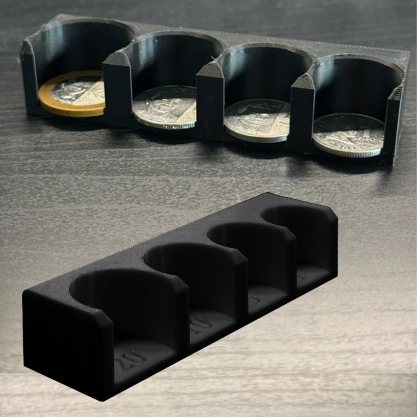 Rectangular Coin Sorter for PH New Coin Organizer Display Holder 3D ...