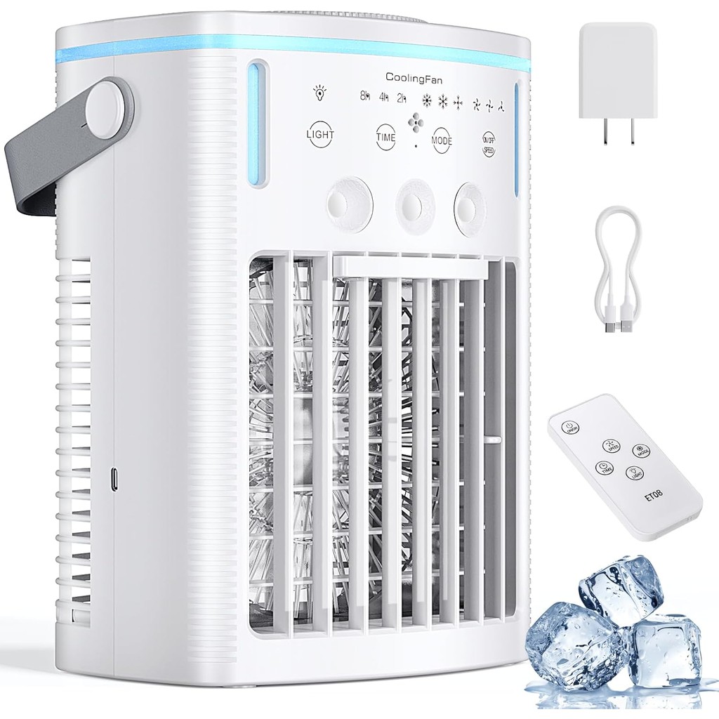 Portable Air Conditioners, 2025 Upgraded 4-IN-1 Cooling Fan, 1000ml ...