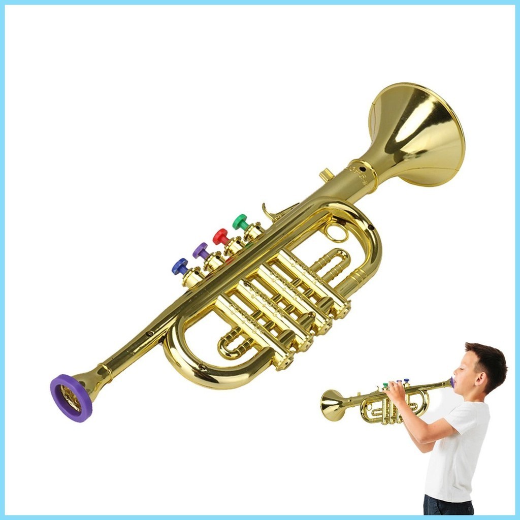 Kids Trumpet Four Tones Trumpets Lightweight Simulation Props ...