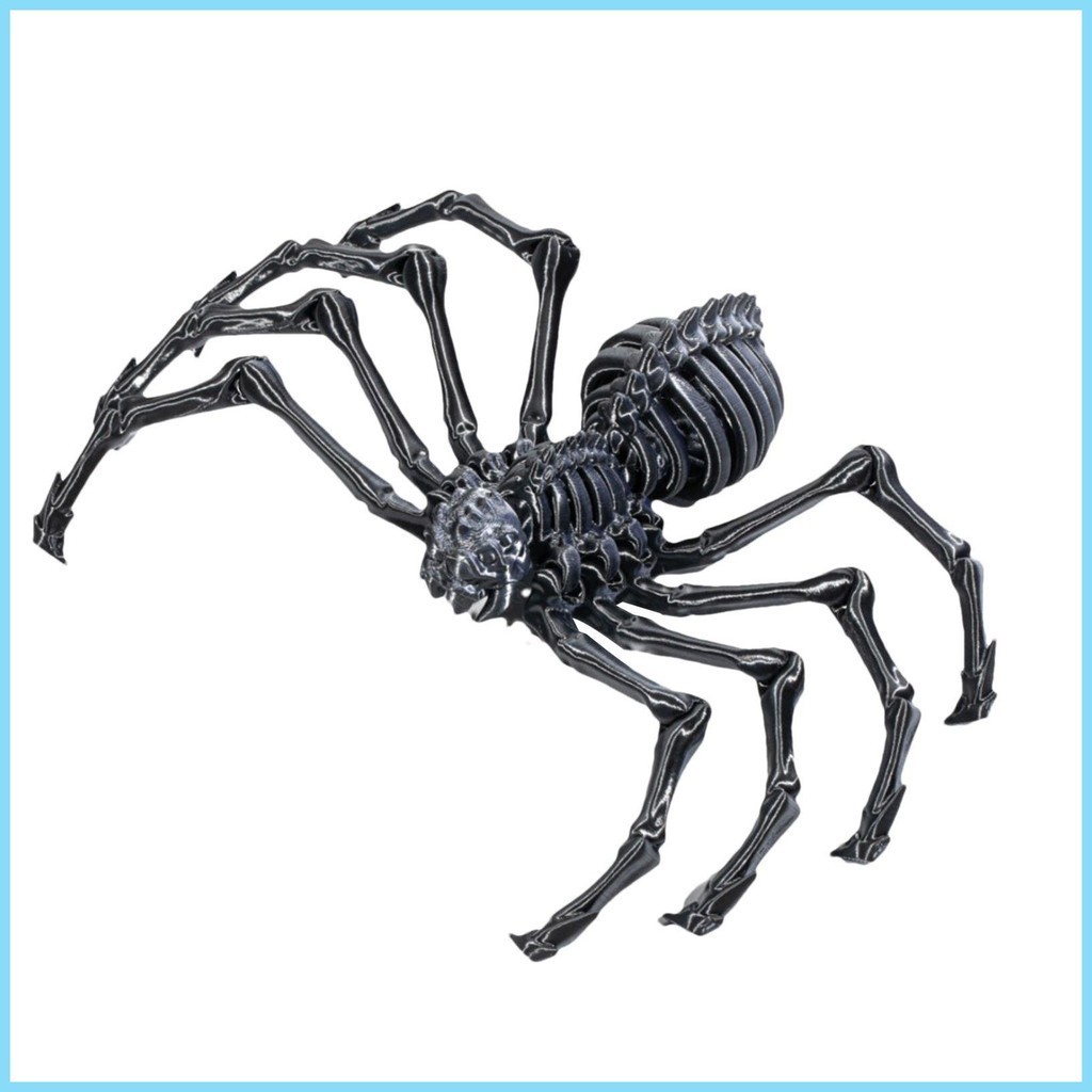 3D Printed Articulated Spider 3D Printed Movable Joints Spider Fidget ...