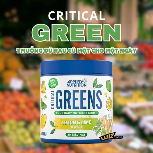 Applied Nutrition - Critical Greens - Vegetable Supplement Powder (150g ...