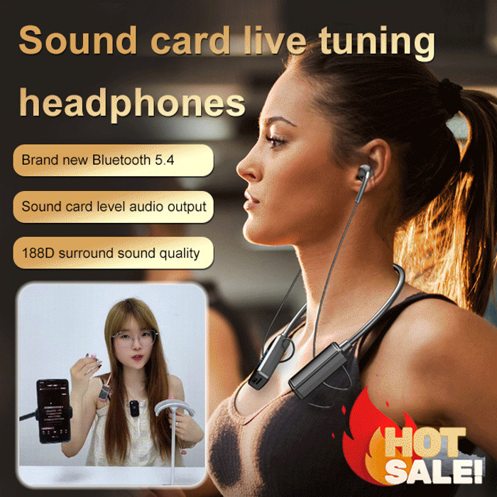 🚀24h Shipping🚀Neck-Hanging Wireless Sound Card Live Broadcasting and ...