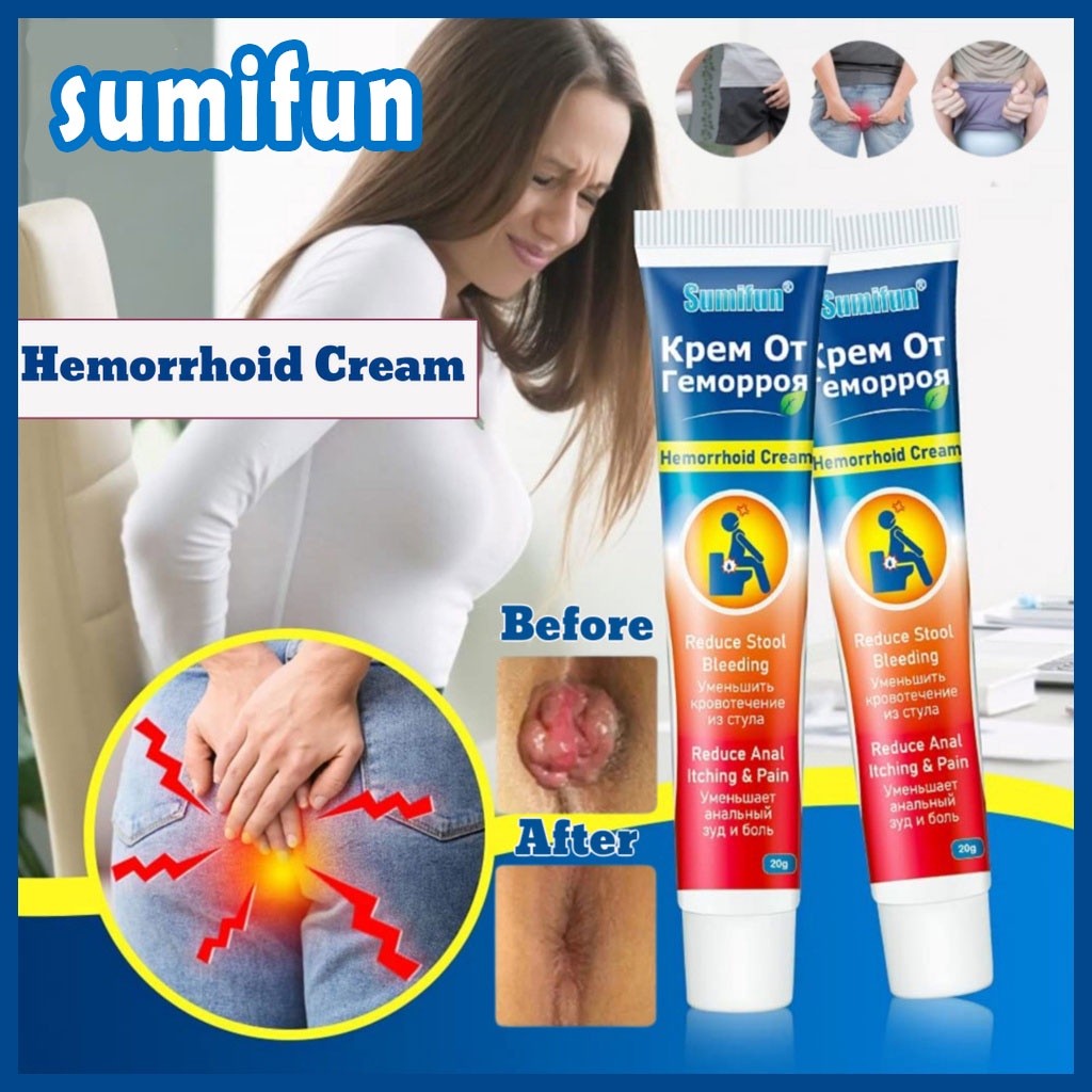 Sumifun Hemorrhoids Treatment Cream Internal External Piles Anall ...
