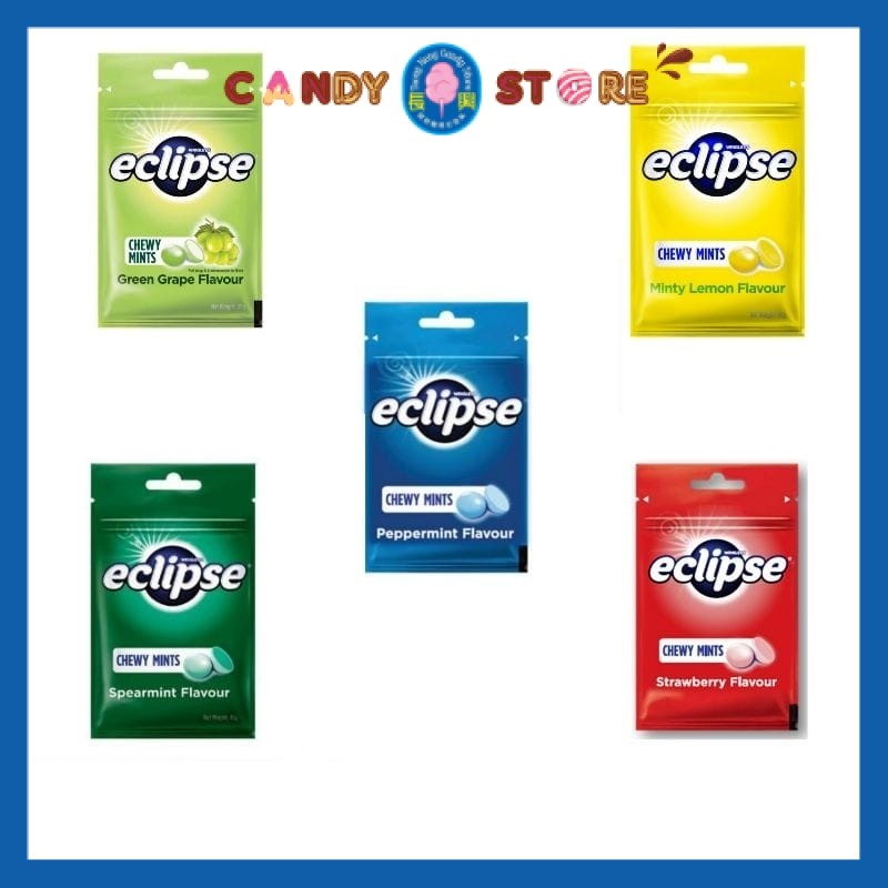 Eclipse Chewy Mints 45g (Green Grape / Honey Lemon / Peppermint ...