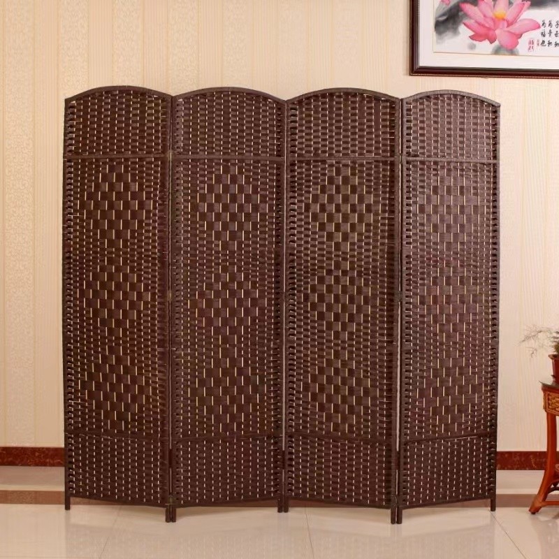 Chinese Style Solid Wood Subareas Screens Living Room Accordion ...