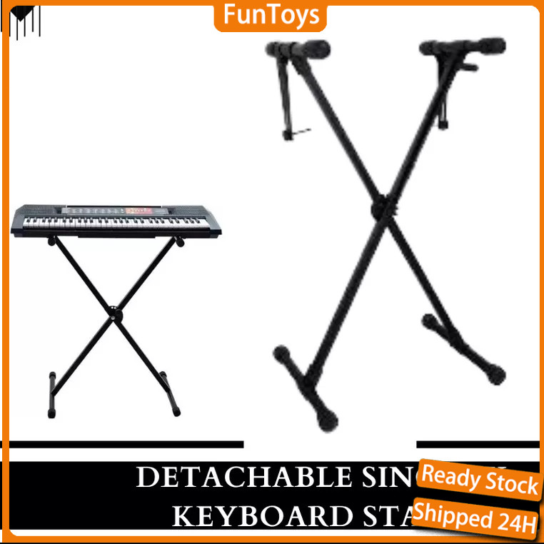 🌈In Stock🌈Foldable Standard Keyboard Single X Stand Height Adjustable ...