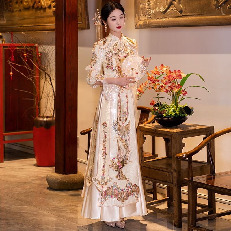 Xiuhe Clothes Bridal Pavilion Clothes 2024 Wedding High-End Toast ...