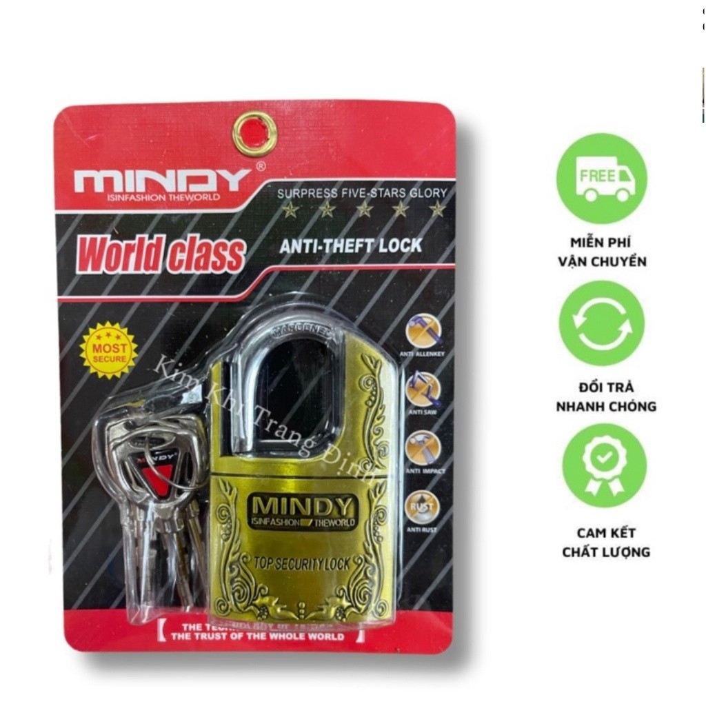 Mindy Anti-Cut Lock 50mm – Copper Core, Steel Body, Used for Homes ...