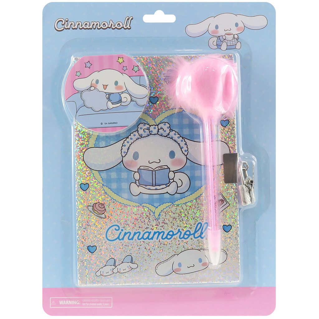 Cinnamoroll Cute Note Book Set With Pom Pom Pen (9229) | Shopee Singapore