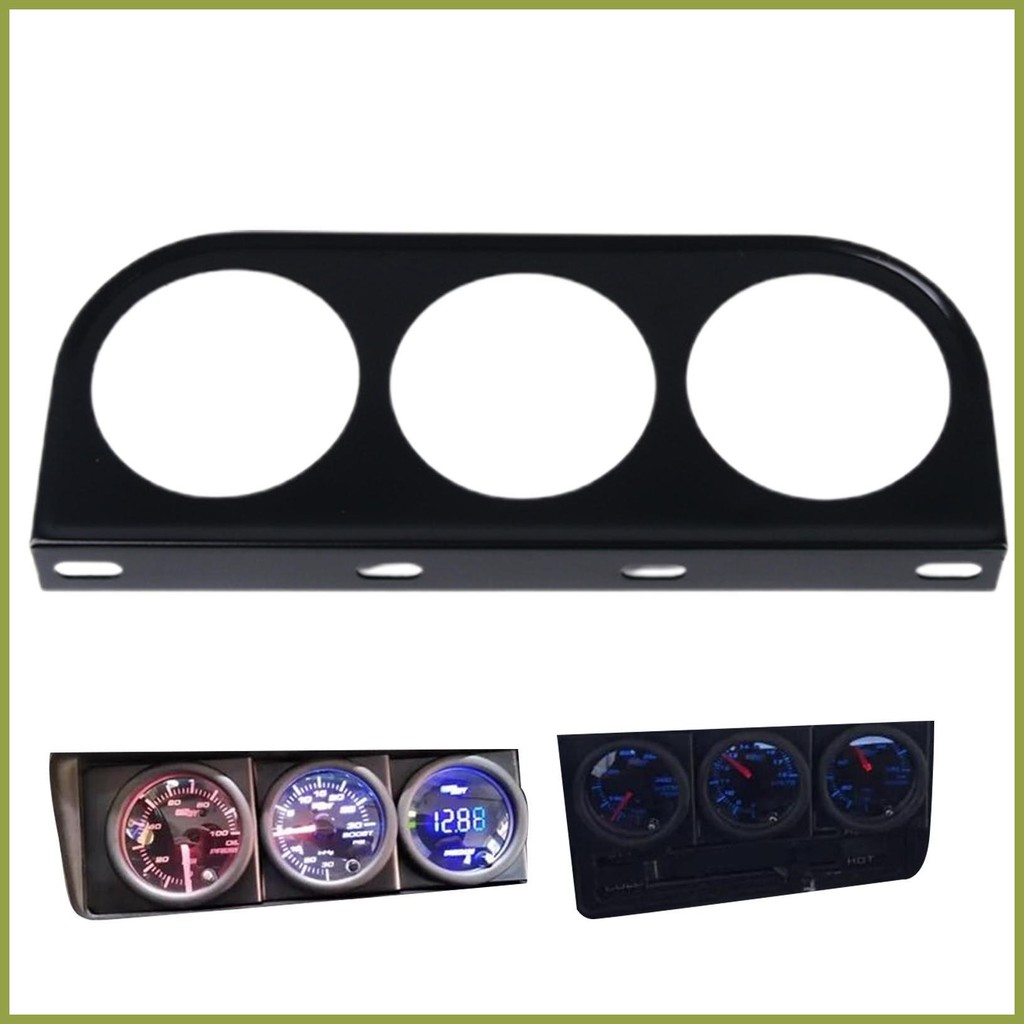 Triple Gauge Pod All-Purpose Instrument Panel Bracket Car Dashboard ...