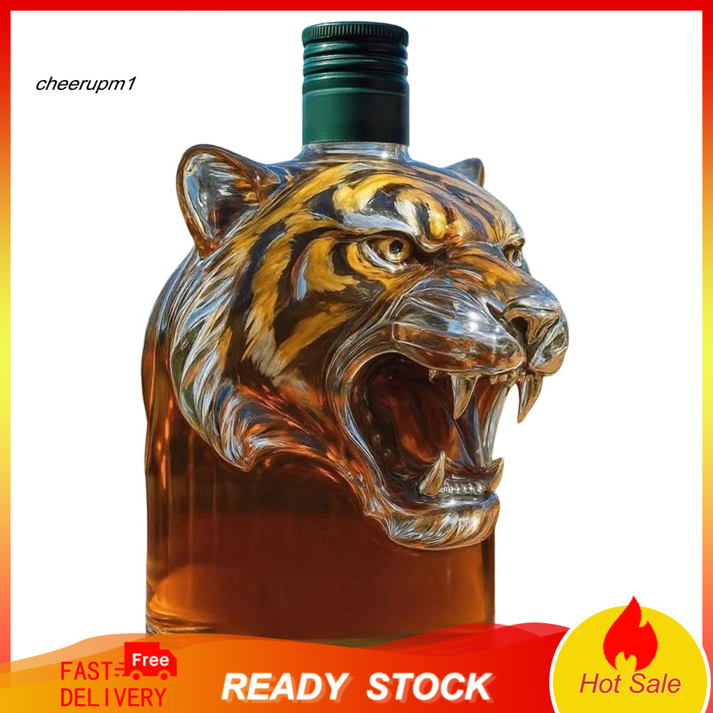 CHEER Artistic Figure Liquor Container Unique Design Glass Whiskey ...