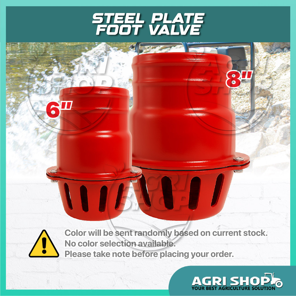 Agrishop Steel Plate Foot Valve 6" 8" For Water Pump Suction | Injap ...