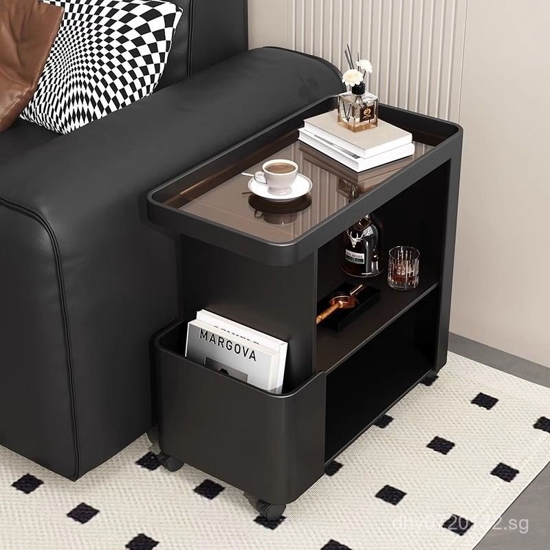 Light Luxury Creative Living Room Mobile Trolley Iron Art Modern Home ...