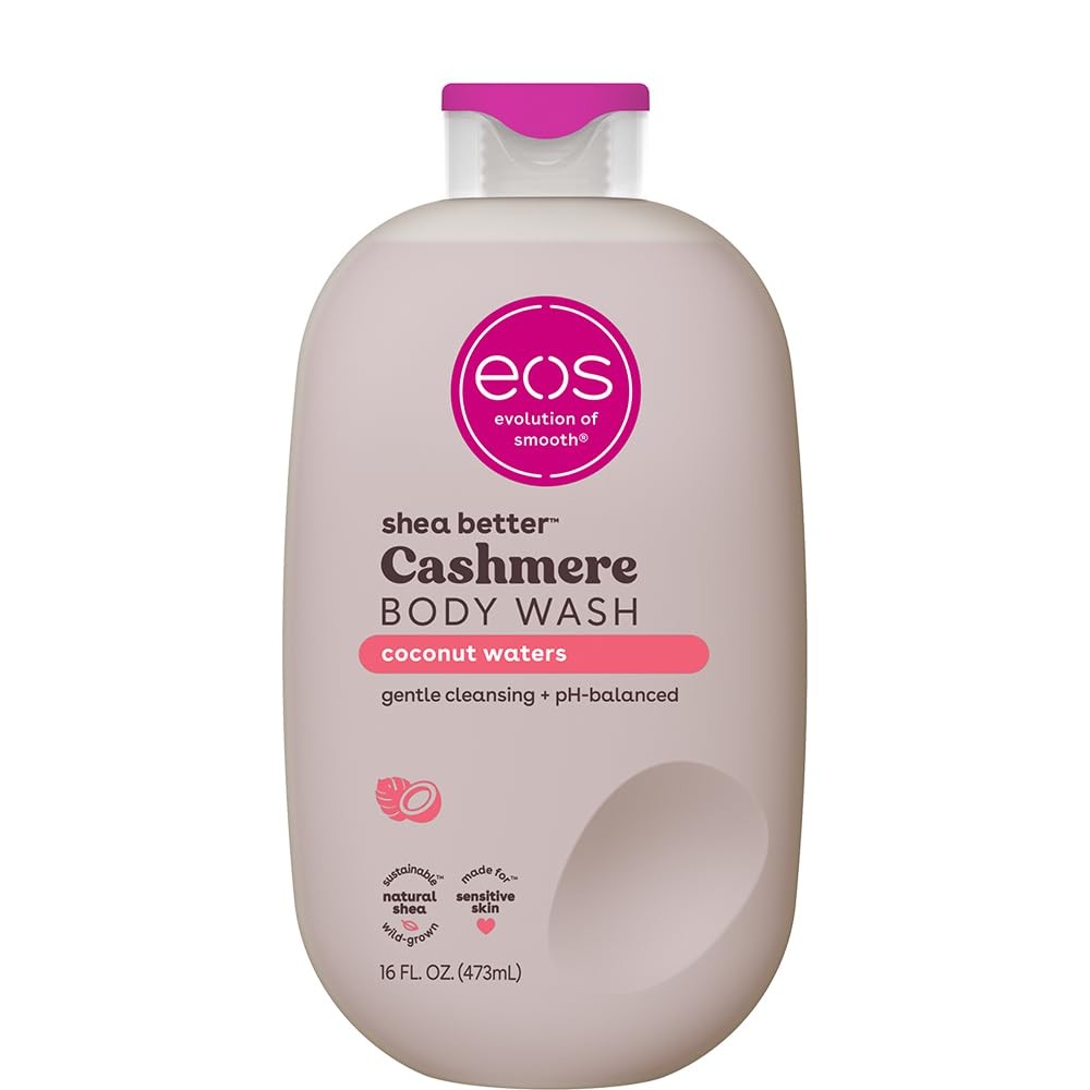 eos Shea Better Cashmere Body Wash, Coconut Waters, Moisturizing, pH ...