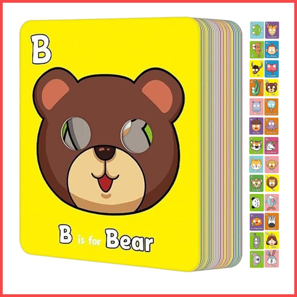 Toddler Learning Cards Animal Alphabet Flash Cards for Kids Aged 3-5 ...