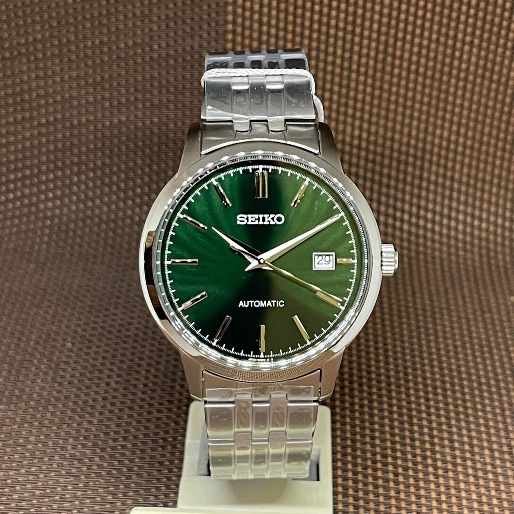 [Original] Seiko SRPH89K1 Green Dial Stainless Steel Date Analog ...