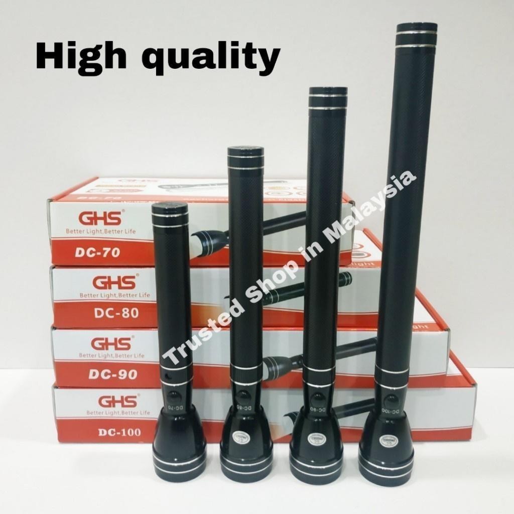 GHS Japan Torch Light Long Range New Version Rechargeable Battery Torch ...