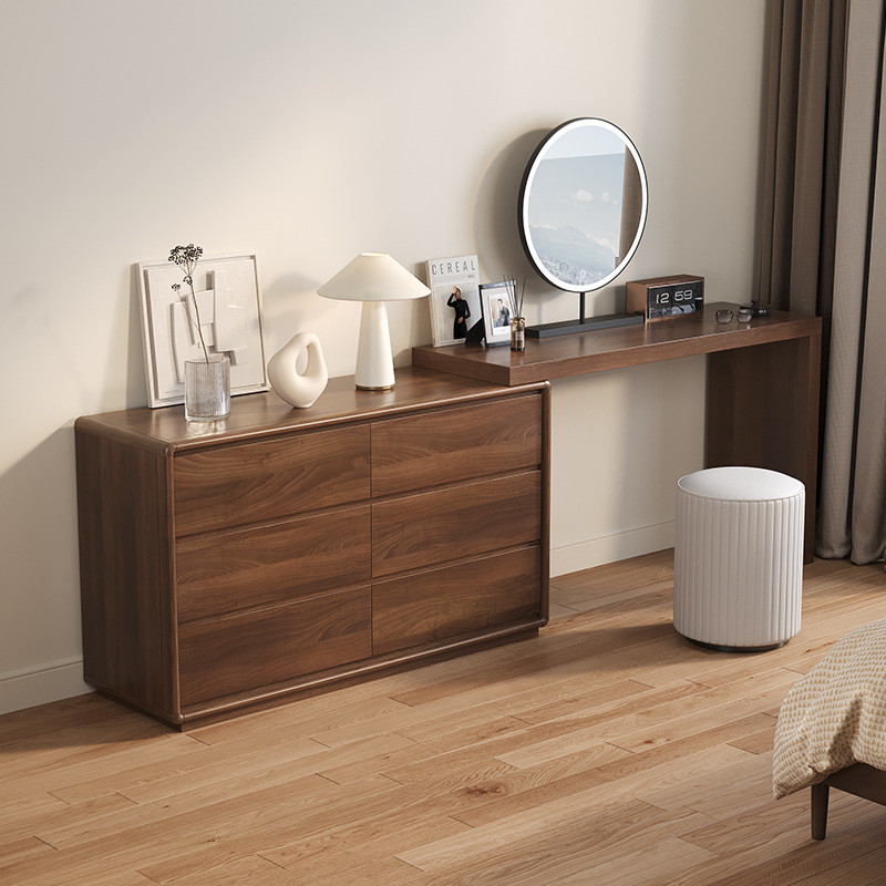 Aobing Bucket Cabinet Integrated Dressing Table, Bedroom, Modern and ...