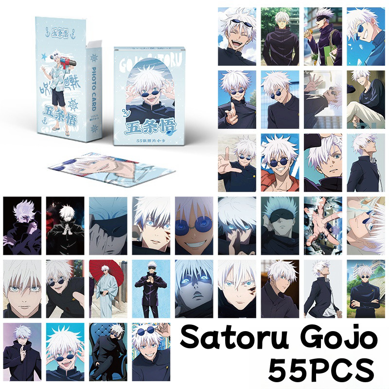 10-92pcs Manga Manhwa Jujutsu Kaisen Laser Holographic Lomo Cards ...