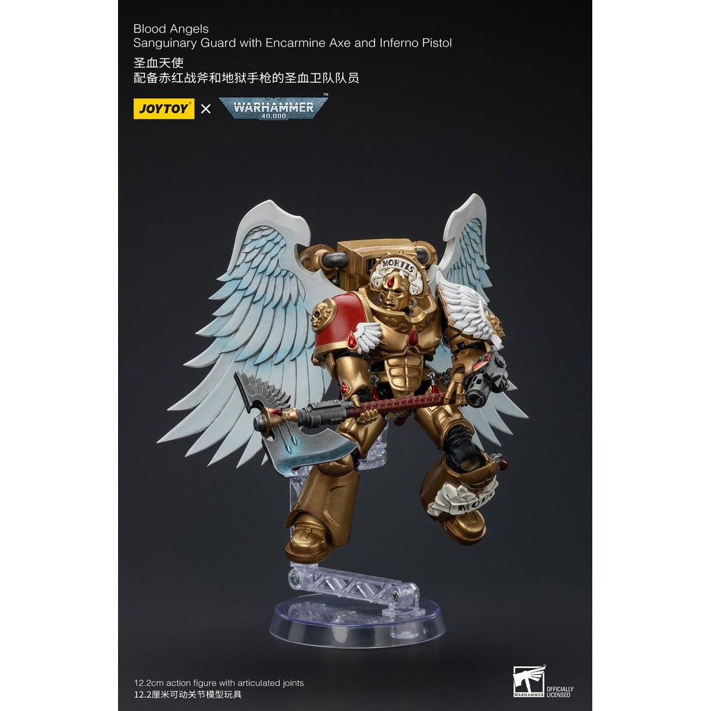 Blood Angels Sanguinary Guard with Encarmine Axe and Inferno Pistol ...