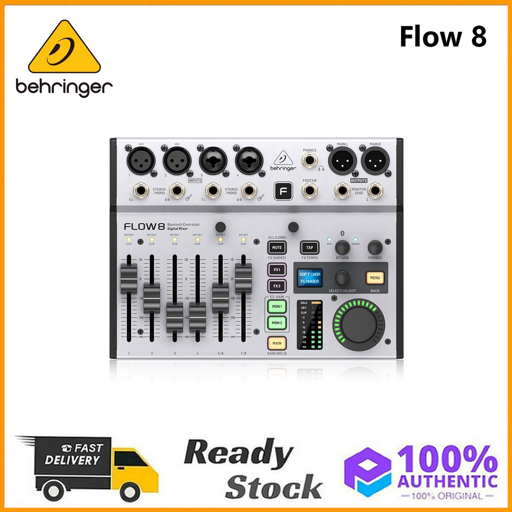 Original Behringer Flow 8 Digital Mixer | Shopee Singapore