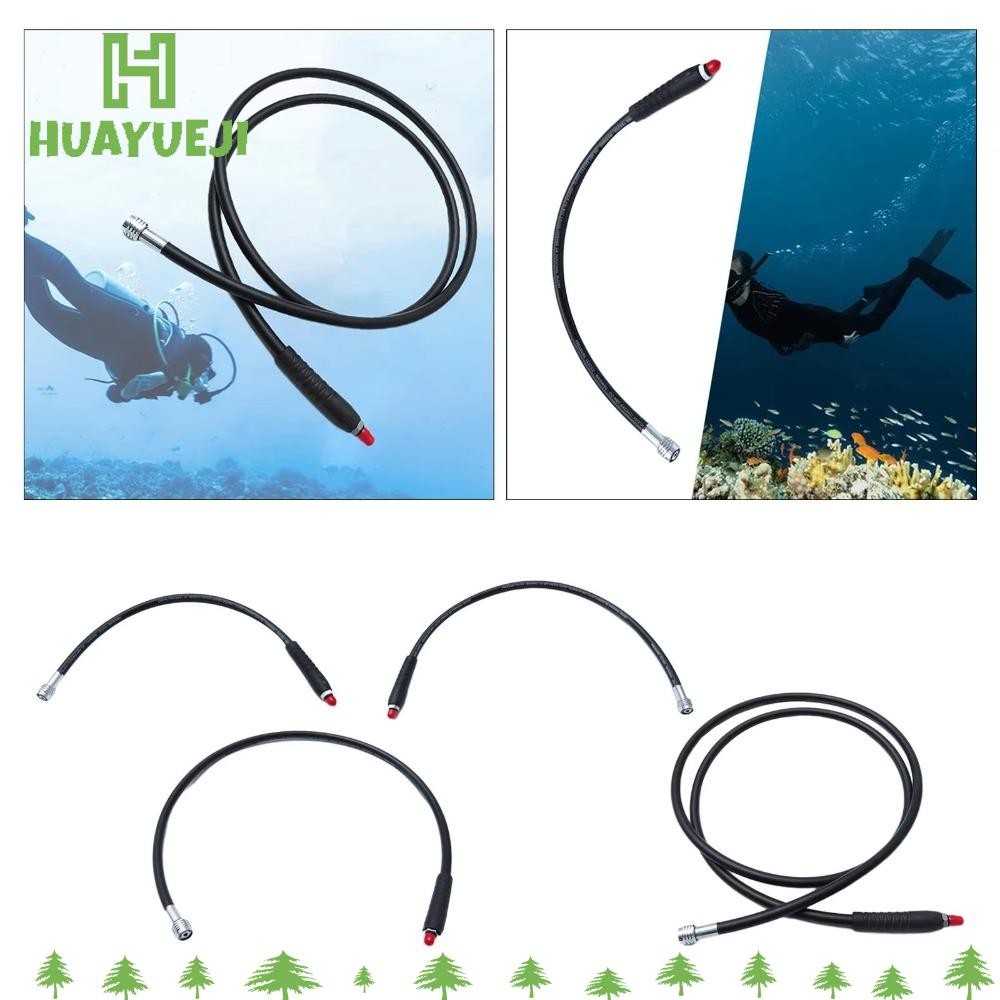 HUAYUEJI Dive Regulator, Underwater Rubber Medium Pressure Hose, Scuba ...