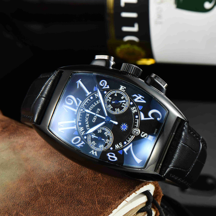 Frank New Style Quartz Movement Date Display Waterproof Barrel Type ...