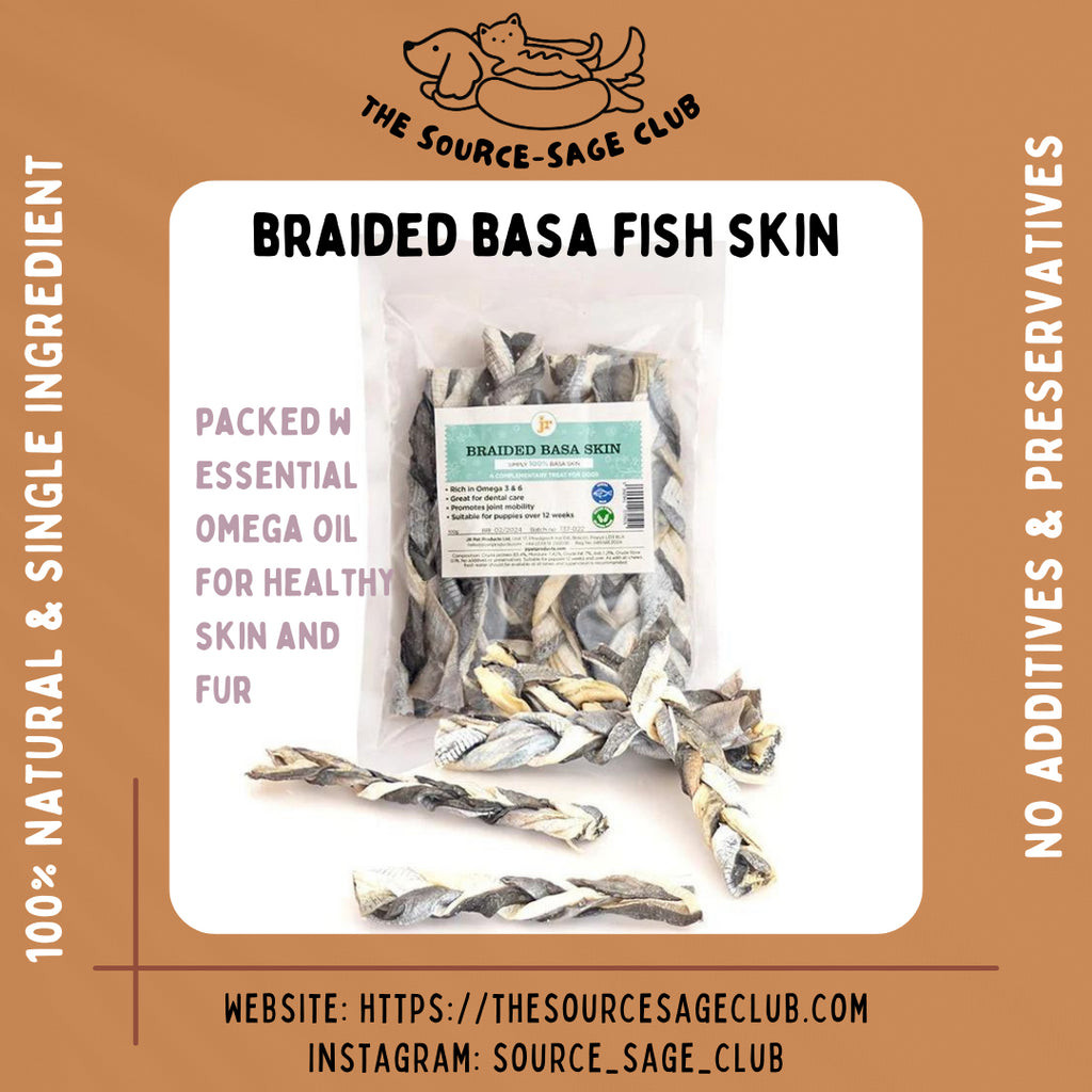 JR pet Basa Braided Fish Skin (dog treats / dental chew) | Shopee Singapore