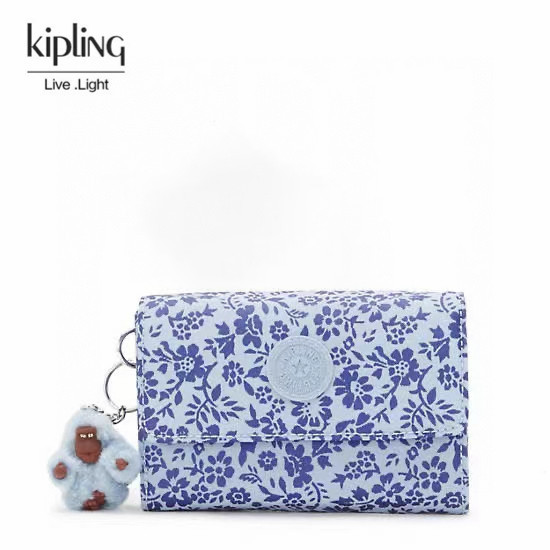 Kipling PIXI Series Card Holder Ladies Three Folding Short Coin Purse ...