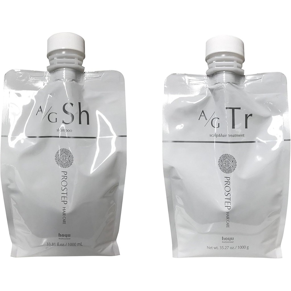 Hoyu Pro Step Hair Care A/G Shampoo(1000ml) & Treatment(1000ml) Set Refill [Direct from Japan ...