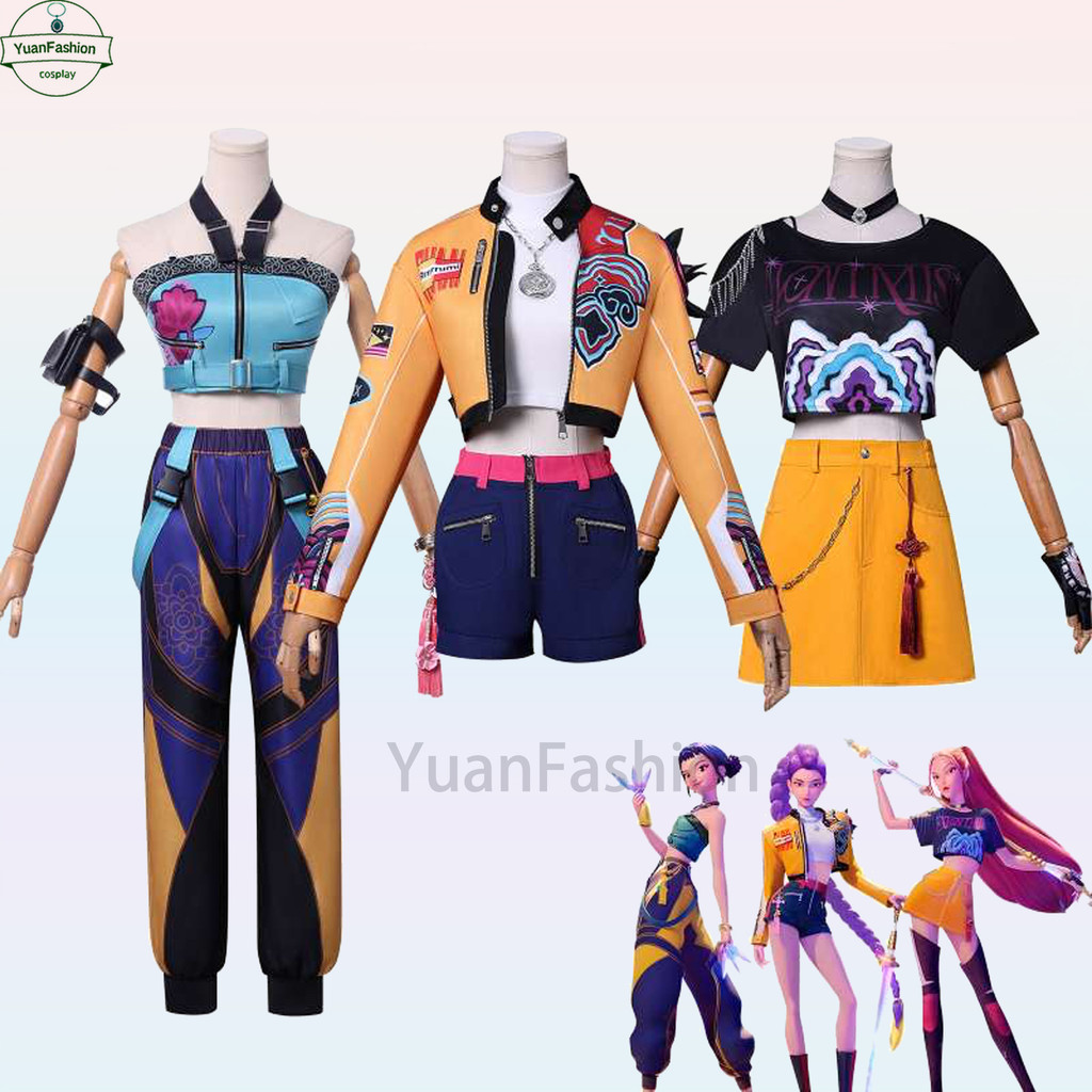 [Ready Stock] Korean KPop Demon Hunters cosplay Rumi Mila Zoey cosplay ...
