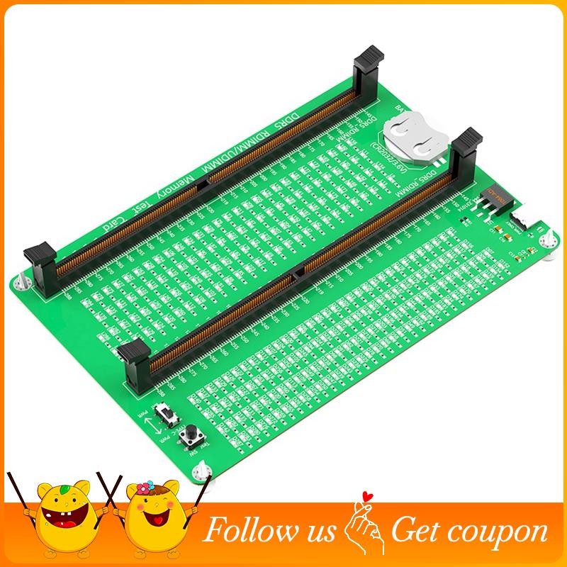 Memory Tester Plastic DDR5 RDIMM/UDIMM DDR5 Memory Test Card with LED ...