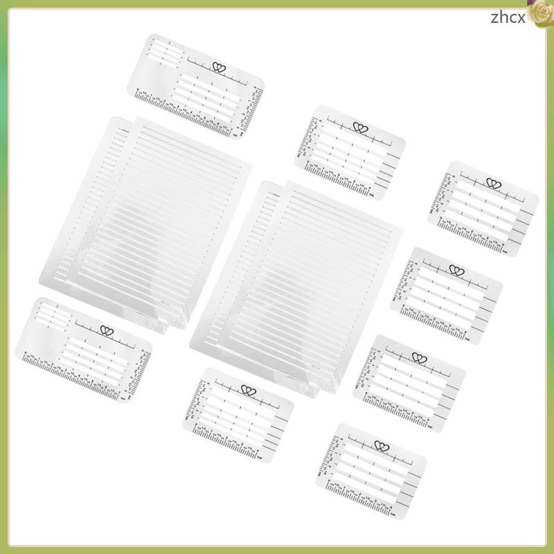 Envelope Letter Format Template Ruler Calligraphy Stencil Letters ...