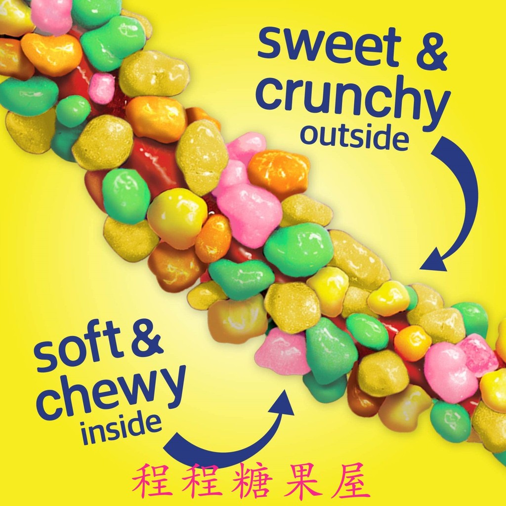 美国绳子糖咀嚼音哔哩彩虹粒糖绳索糖 绳子糖 nerds ropeAmerican rope candy chewable sound ...