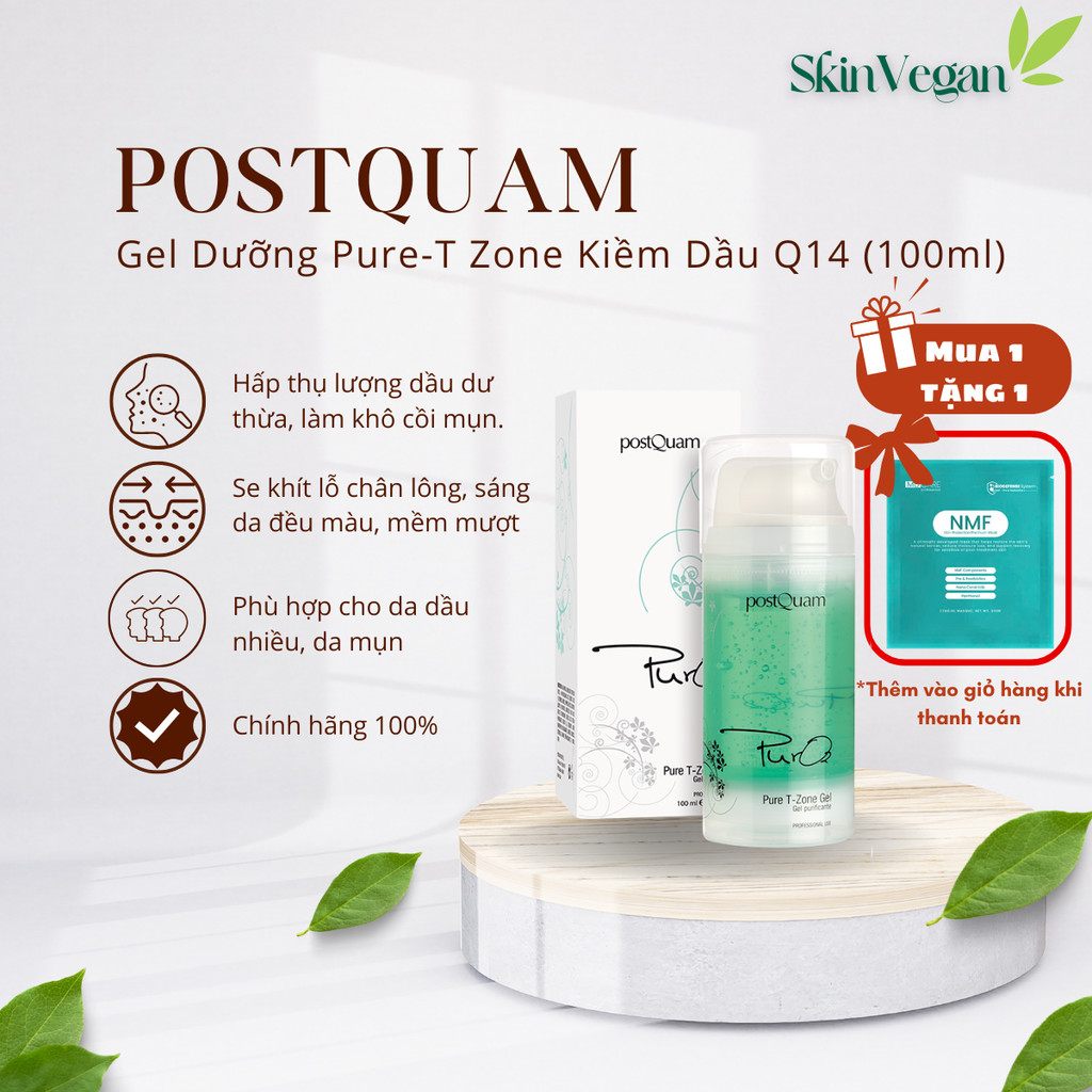 PostQuam Q14 Pure T - Zone Oil Control Gel for T-Zone, Reduces Severe ...
