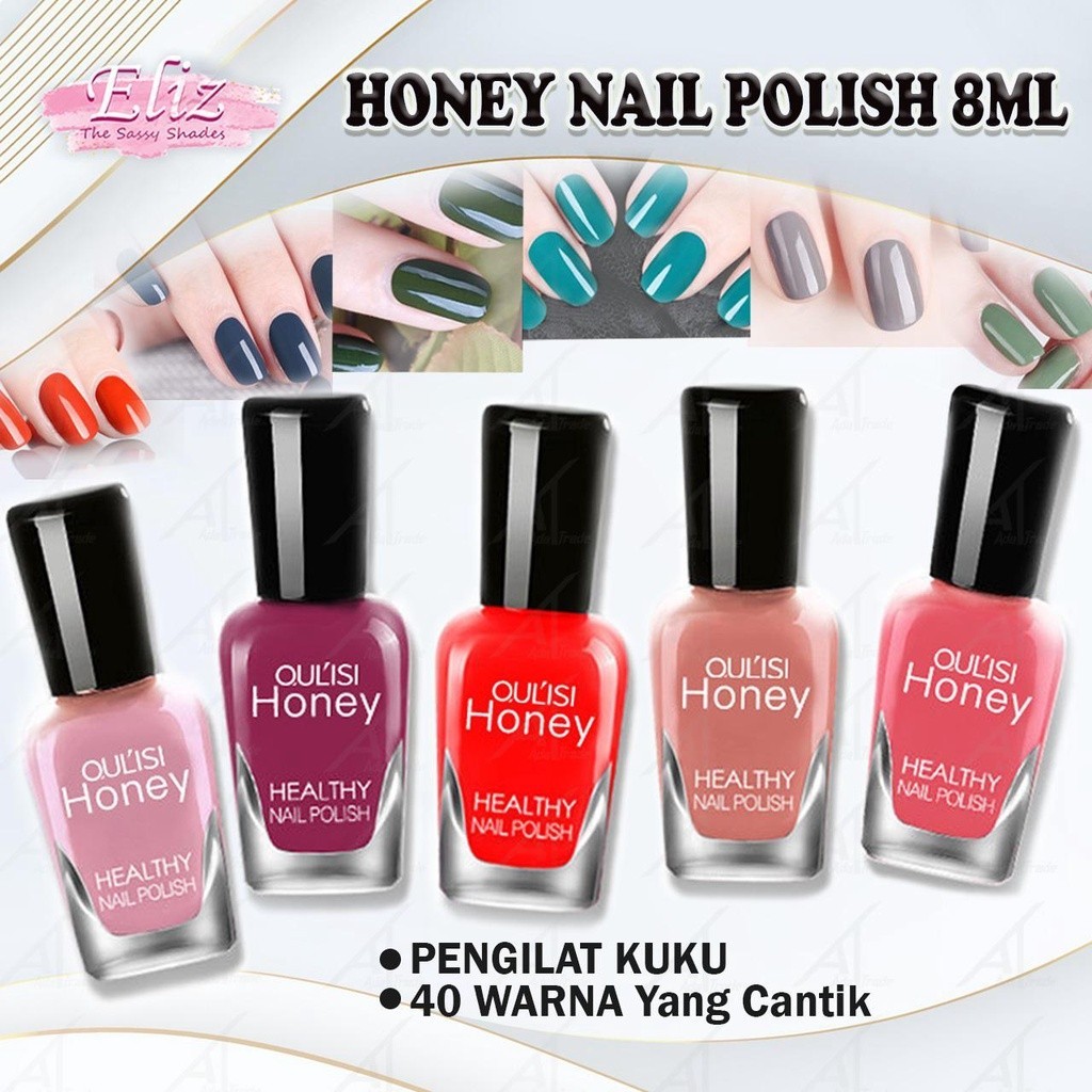 Oulisi Honey Peel Off Nail Polish Color Fancy Beauty | Shopee Singapore