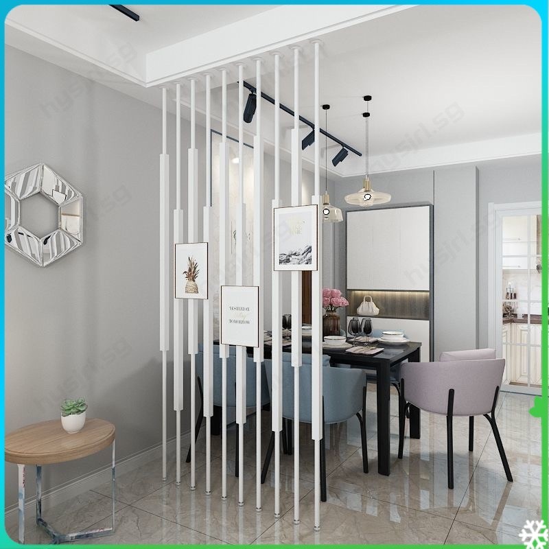Screen partition light luxury iron living room partition screen ...