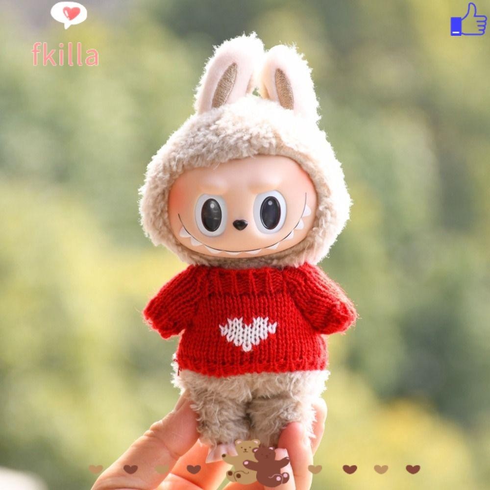 FKILLA Labubu Doll Clothes, Only Selling Clothes Cute Cartoon Labubu ...