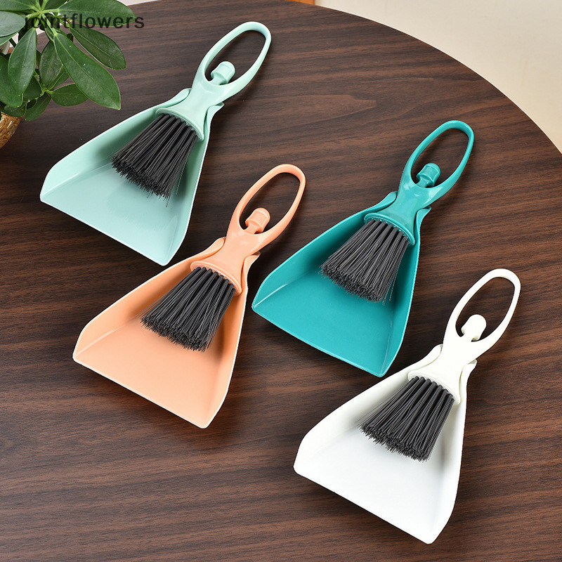 JSS Mini Broom Dustpan Set Desktop Clean Brushes Table Keyboard Drawer ...