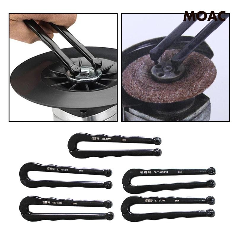 [ Adjustable Face Spanner Wrench Angle Grinder Pin Plier for Round 2mm ...