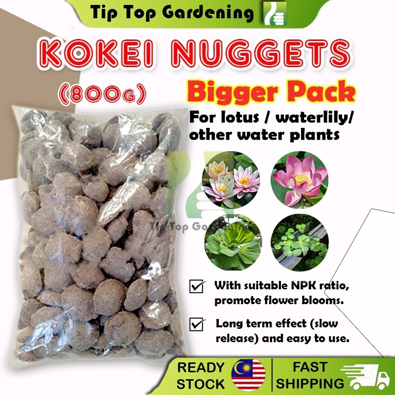 KOKEI NUGGET FERTILIZER FOR LOTUS & WATER LILY ( 800 g ) BAJA POKOK ...