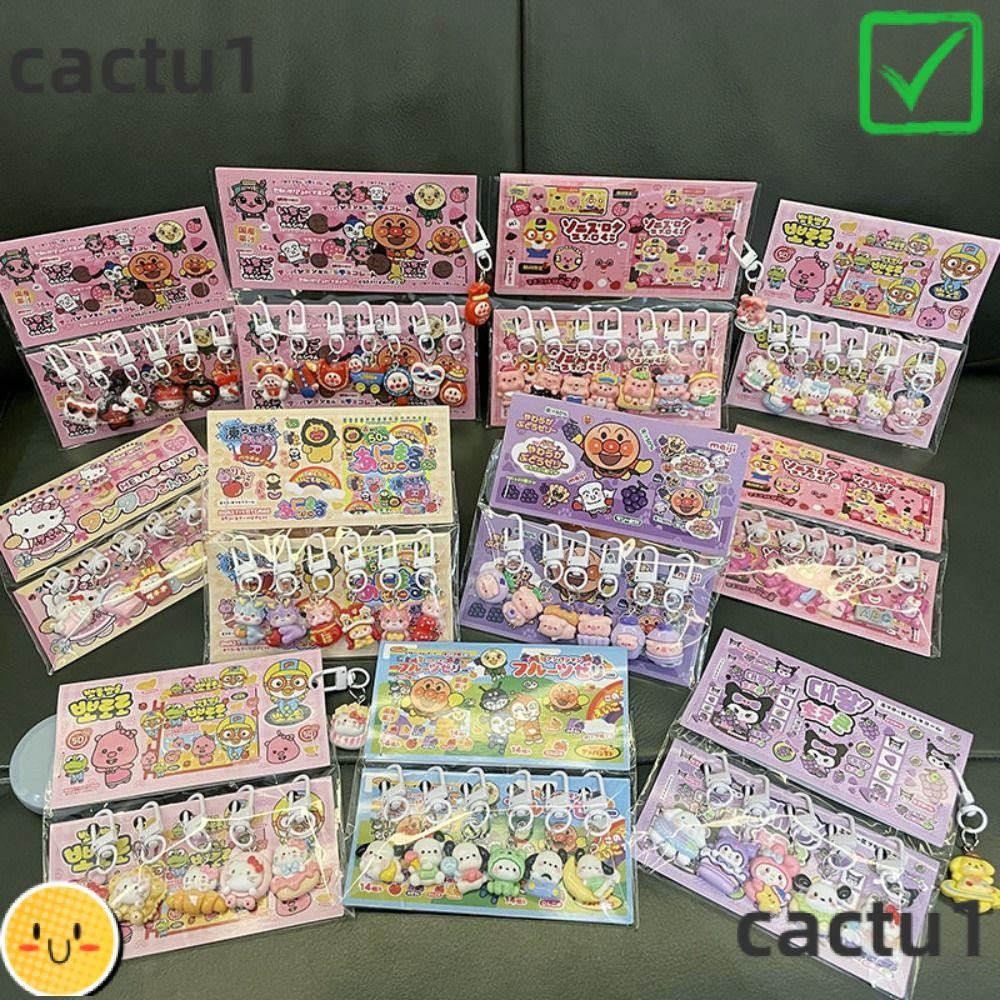 DIEMON 6Pcs/set Labubu Keychain, Cartoon Cinnamoroll Sanrio Key Chain ...