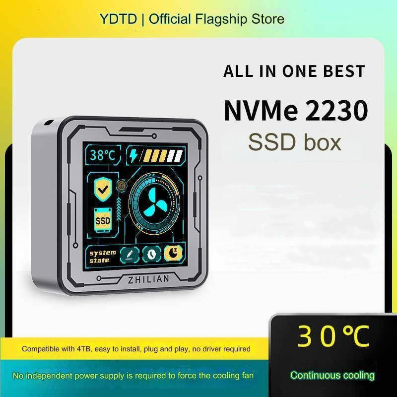 NVMe 2230 Hard Drive Box M.2 Solid State Box Mobile Solid State Hard ...