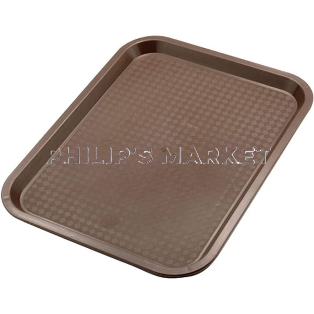 Sunnex Fast Food Tray With Side Handles Brown 1pc | Shopee Singapore
