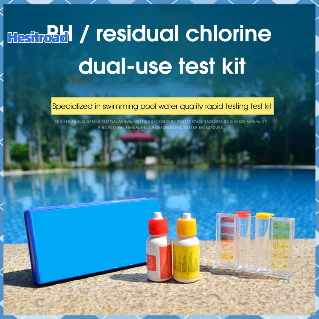 Water Quality Test Kit Precise High Purity Portable Reagent PH Chlorine ...