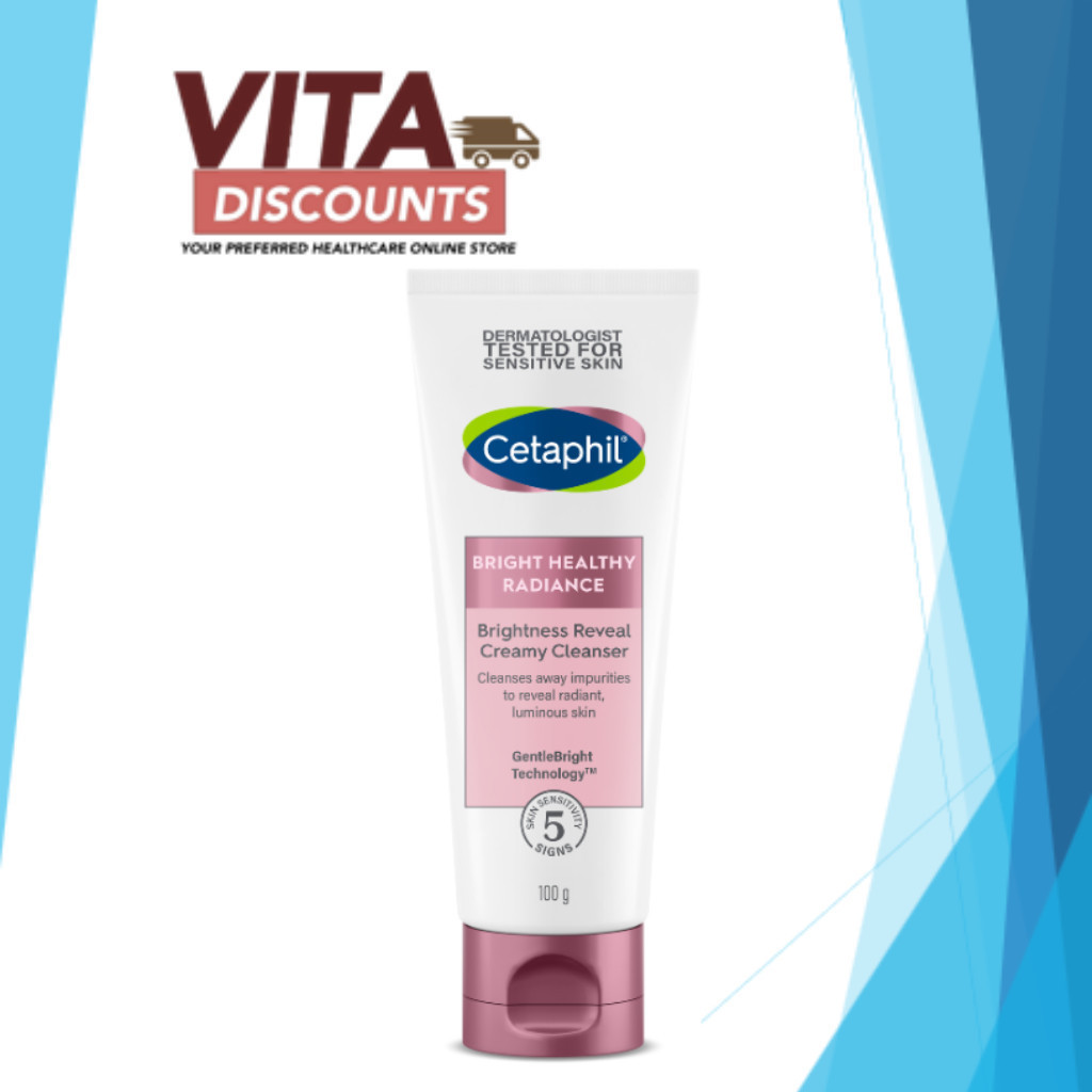 CETAPHIL BRIGHT HEALTHY RADIANCE BRIGHTNESS REVEAL CREAMY CLEANSER 100G ...