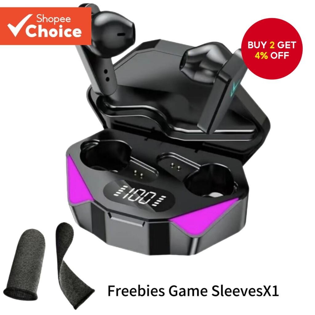 X15 TWS Bluetooth Wireless Earphone LED Power Display Earbuds Gaming ...